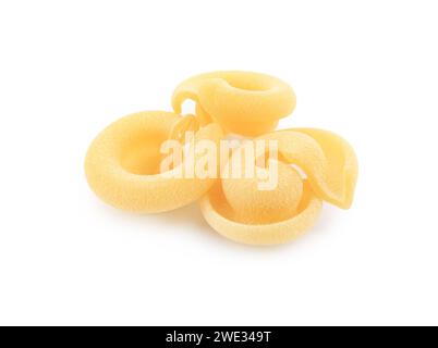 Raw dischi volanti pasta isolated on white, set Stock Photo - Alamy