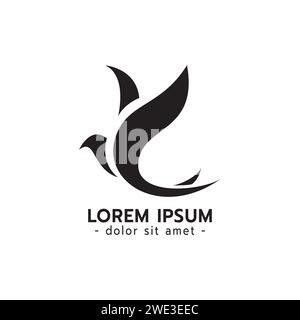 finch bird logo template Icon Illustration Brand Identity Stock Vector ...