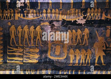 The Colorful Tomb of Ramesses VI in Luxor Stock Photo - Alamy
