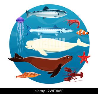 Starfish character, cute marine personage vector Stock Vector Image ...