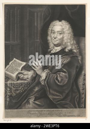 PortraT van Gottfried Thomasius, Valentin Daniel Preissler, after Jan ...