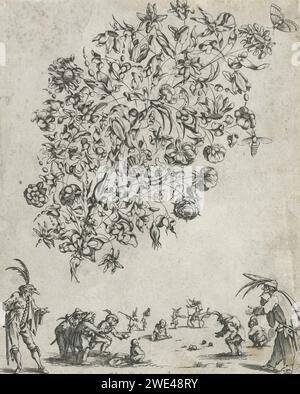 . With a butterfly and a Wasp at the top right, at the bottom of a ...