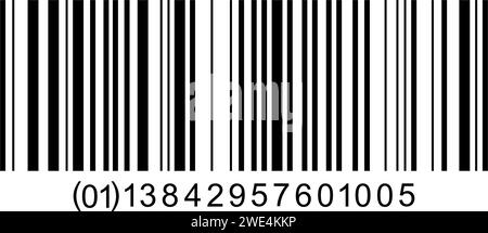 Barcode label template. Barcode icon. Visual data representation with ...