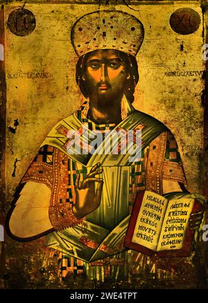 Christ High Priest Early 16th Century Petros Lambardos Heraklion ...