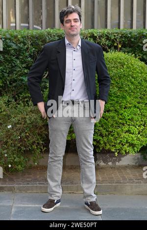 Rome, Italy. 23rd Jan, 2024. Gabriele Corsi attends at the red carpet ...