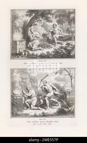 Sacrifice of Cain and Abel, Scenes from Genesis (series title), Cain ...