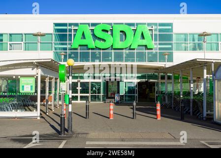 Asda store Asda store entrance Asda logo sign uk Asda supermarket ...