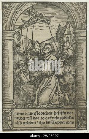 Franciscus from Assisi receives the Stigmata, Raphaël Sadeler (I ...