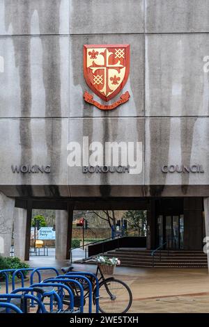 Woking Borough Council in Woking town centre, in Surrey, England, which ...