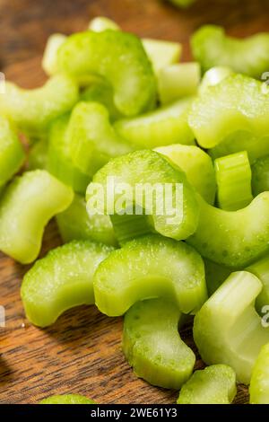 Homemade Organic Diced Chopped Celery Ready to Cook With Stock Photo ...