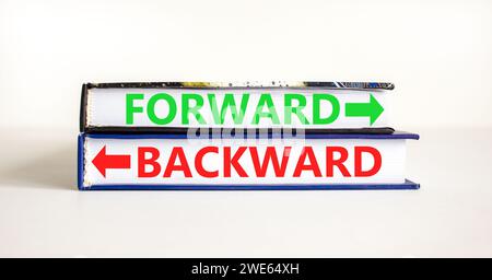 Forward or backward symbol. Concept word Forward or Backward on ...