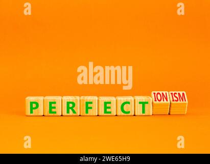 Perfectionism symbol. Concept words Perfect or Perfectionism beautiful ...