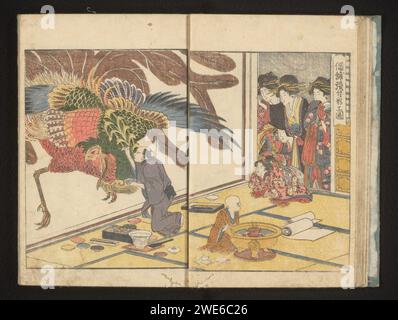 Make mural. Eighteenth and nineteenth page of part two from Utamaro`s ...