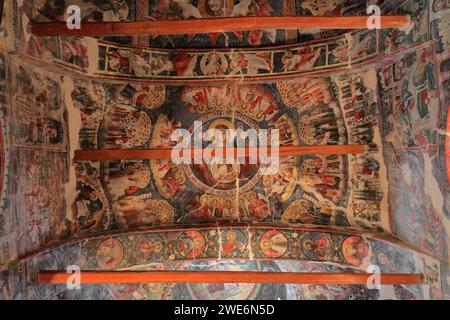 Murals Leusa church Permet Albania Stock Photo - Alamy