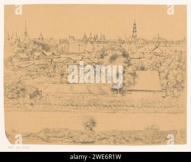 View of the Slatuinen in Amsterdam, Johannes Löhr, 1892 - 1928 print On ...