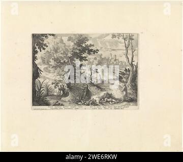 Wood Engraving of The Parable of The Good Samaritan who Helps The ...