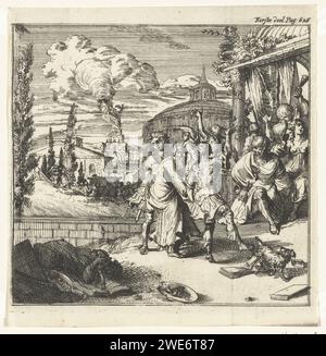 Illustration for 'All de Werken' by Lucianus, Romeyn de Hooghe, 1679 ...