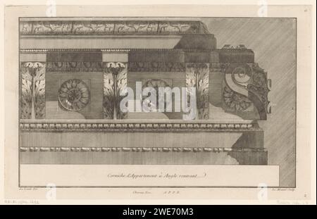 Cornice, C. le Meunnié, after Richard de Lalonde, 1784 - 1785 print A ...