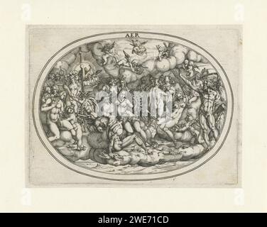 Olympic gods between the clouds: the element of air, Abraham van den ...