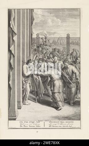 Moses shows the flowering staff of Aaron aan de Stamenhoofden, Jan ...