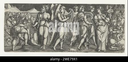 Triumph of Mirjam, monogrammist AC (16th century), 1520 - 1562 print ...