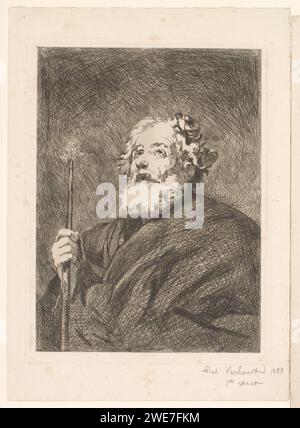 Saint Joseph with Staf, Piet Verhaert, After Peter Paul Rubens, 1888 ...