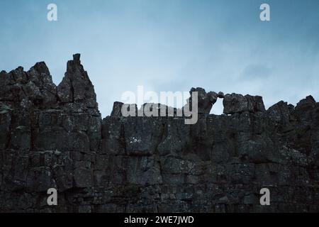 Almannagja valley, Iceland, Pingvellir National Park Stock Photo - Alamy