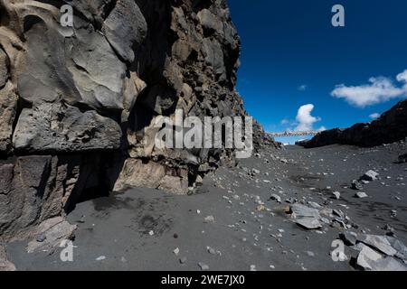 Bridge between the continents crosses the rift valley between the ...