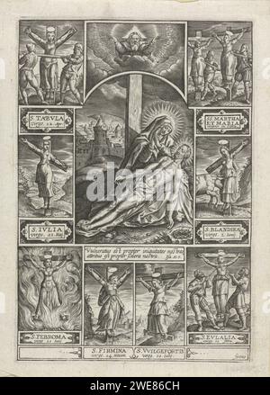 Christ on the Cross, Pierre Firens, 1600 - 1639 print Christ with thorn ...
