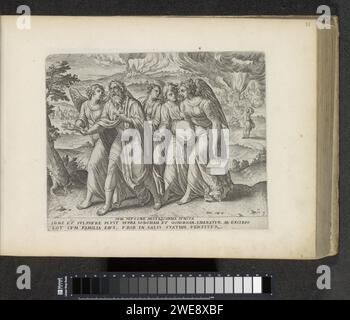 Lot and his daughters, 1643 print Lot is in a cave next to one of his ...