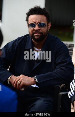 MIAMI, FLORIDA - JANUARY 22: Reggae Singer and Conference chair Shaggy and Roger Lewis of Inner ...