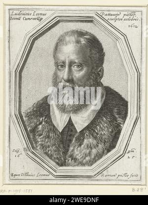 Portret Van Ludovico Leoni, Ottavio Mario Leoni, 1625 print Portrait of ...