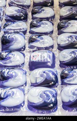 Laundry pods are film-coated packets of concentrated liquid or powder ...