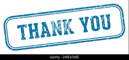 thank you stamp. thank you rectangular stamp isolated on white ...
