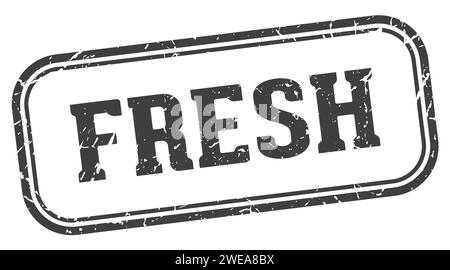 fresh stamp. fresh rectangular stamp isolated on white background Stock ...
