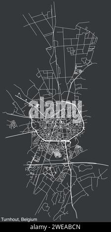 Street roads map of TURNHOUT, BELGIUM Stock Vector Image & Art - Alamy