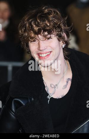 Vinnie Hacker is attending the Prada Dinner Gala at the Milan Fashion ...