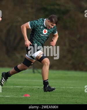 Wales' Dafydd Jenkins during a training session at the Vale Resort ...