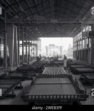 1960s, historical, large 'hanger' building where pre-cast concrete ...