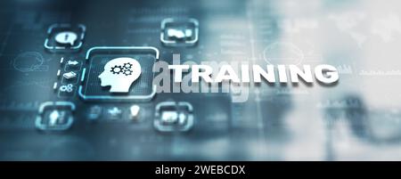 Training skill education concept. Universal background Stock Photo - Alamy