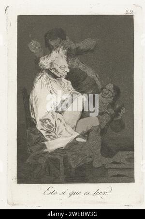 Francisco De Goya - Reading Stock Photo - Alamy