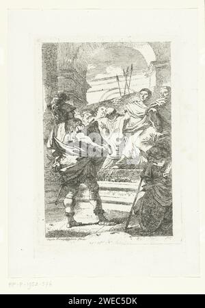 Scaevola voor Porsena Stock Photo - Alamy