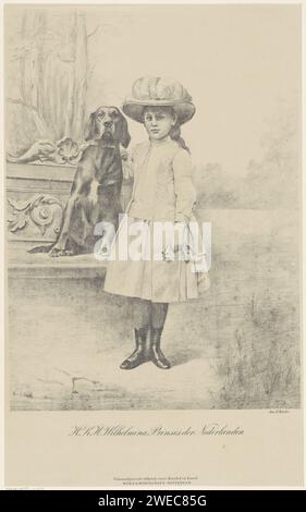 Portrait of Wilhelmina, Queen of the Netherlands, Jan Rinke, 1887 ...
