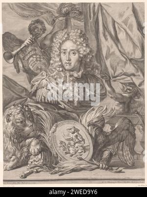 Hercules in fight with the Hydra van Lerna, Antonio Tempesta, 1608 ...