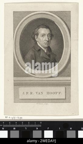 Portrait of Johan Frederik Rudolph van Hooff. Portrait of the Johan ...