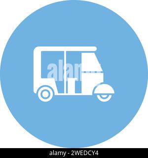 Auto Rickshaw icon vector image Stock Vector Image & Art - Alamy