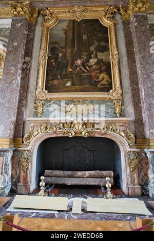 The Hercules Drawing Room Chateau de Versailles Paris France Stock ...