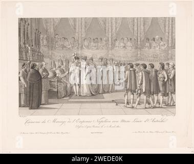 Marriage of Napoleon Bonaparte and Marie Louise of Austria, Cérémonie ...