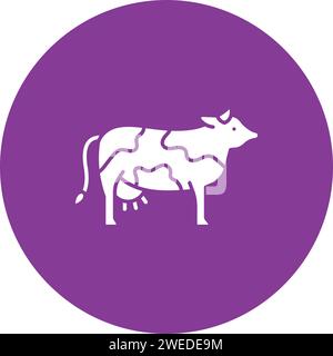 Vector design of cow and face icon. Collection of cow and cheese stock ...