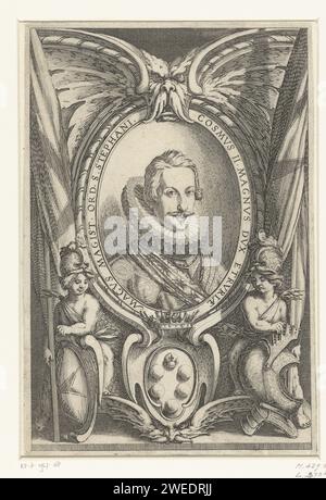 Coat of arms of the De 'Medici, Jacques Callot (attributed to), 1614 ...